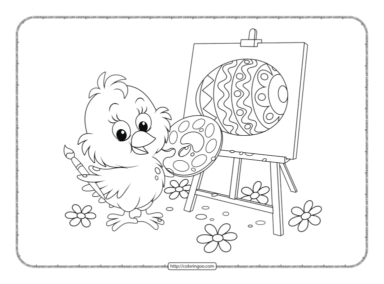 Printable Baby Chick Coloring Pages - Free Printable Coloring Pages for ...