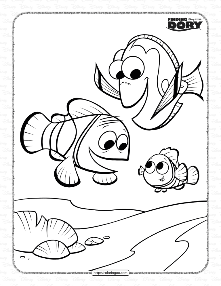 Nemo Coloring Pages - COLORINGOO.COM