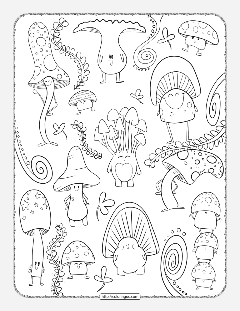 Doodles Coloring Pages - COLORINGOO.COM