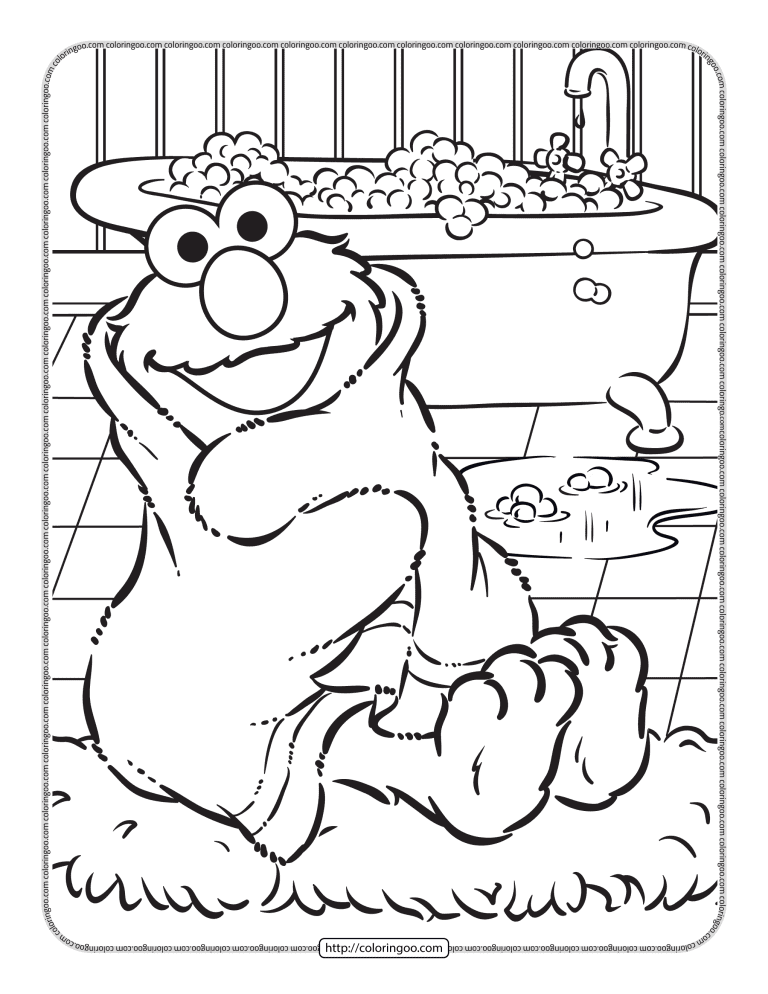 Sesame Street Coloring Pages - (All Free Pdf Printables)