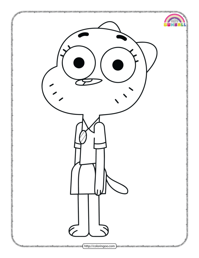 Anais Watterson Pdf Coloring Pages