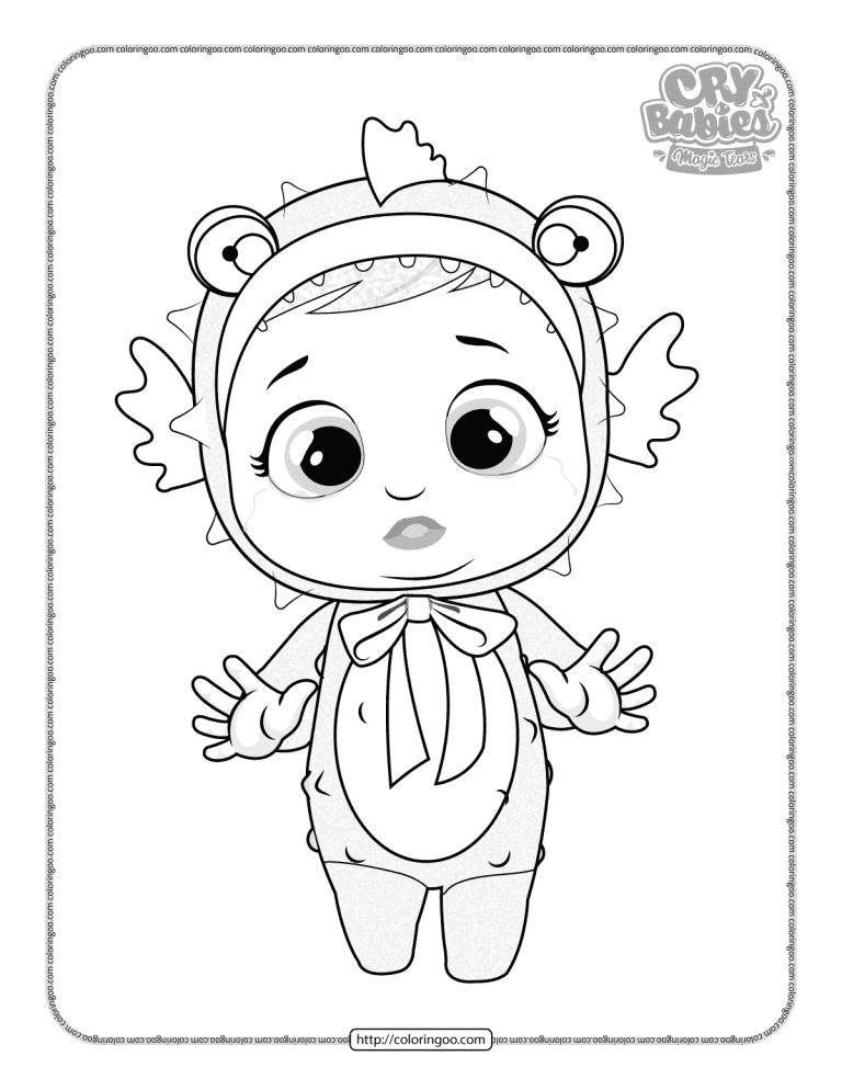 Cry Babies Lala Coloring Page