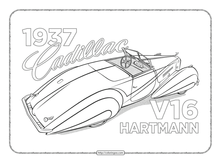 Free Printable Drag Racing Car Coloring Pages
