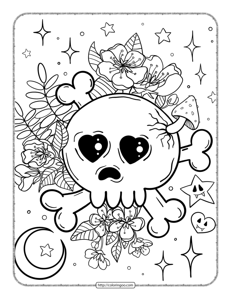 Kawaii Coloring Pages - COLORINGOO.COM