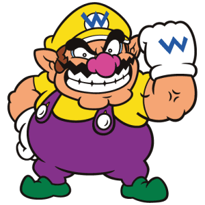 Printable Wario Coloring Page