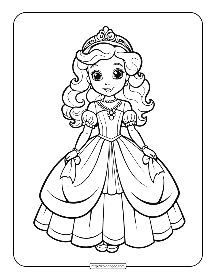Princess Coloring Pages