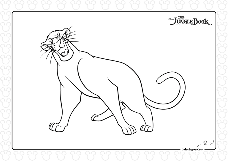 The Jungle Book Coloring Pages - COLORINGOO.COM