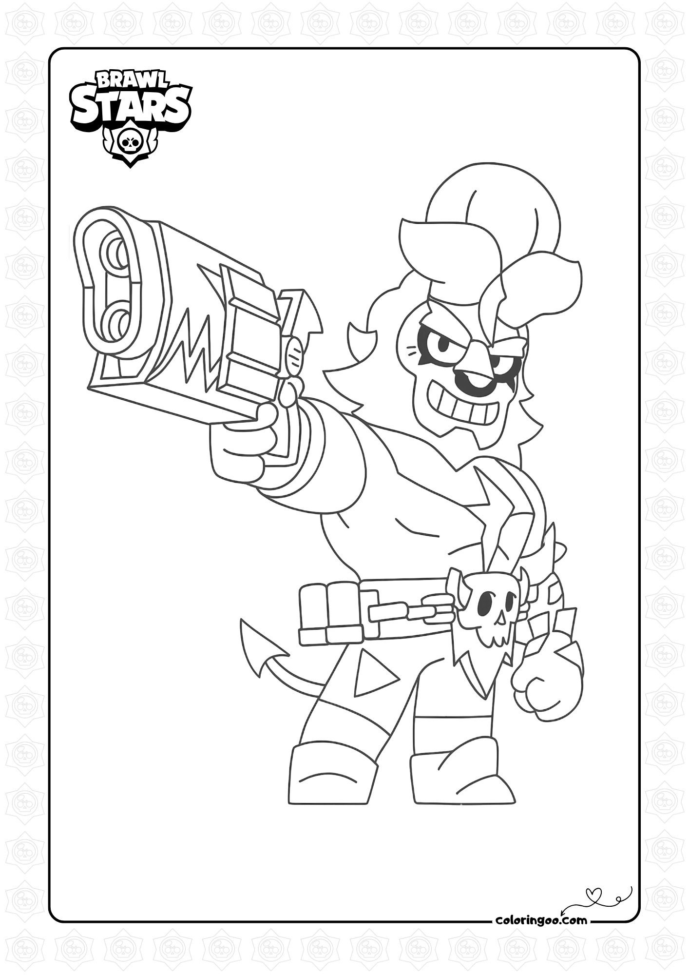 Brawl Stars Coloring Pages - COLORINGOO.COM