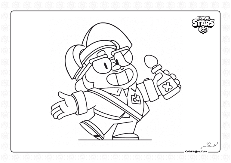 50+ Brawl Stars Coloring Pages (All Free Pdf Printables)