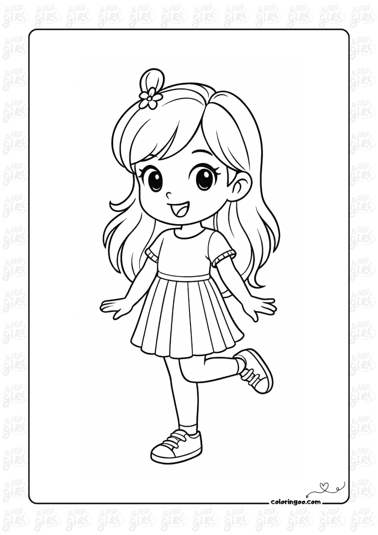 50+ Girl Coloring Pages (All Free Pdf Printables)
