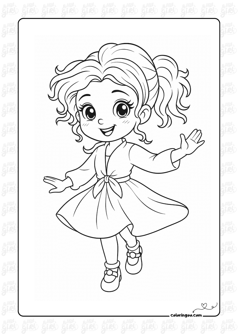 Girl Coloring Pages - COLORINGOO.COM