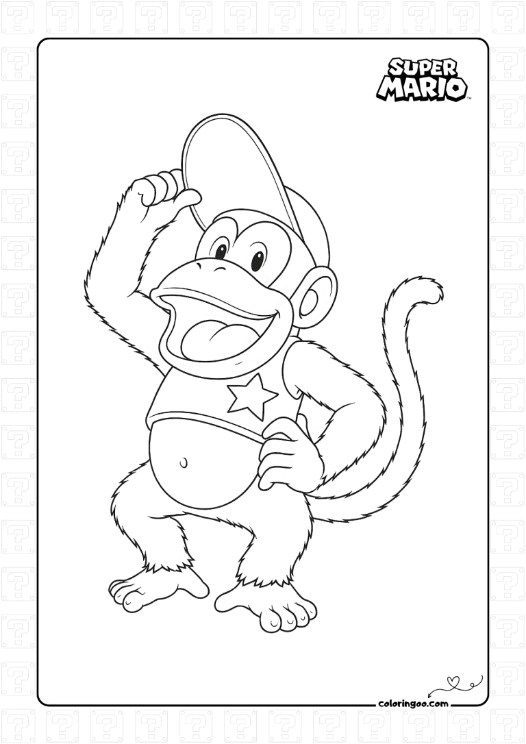 Super Mario Coloring Pages - COLORINGOO.COM