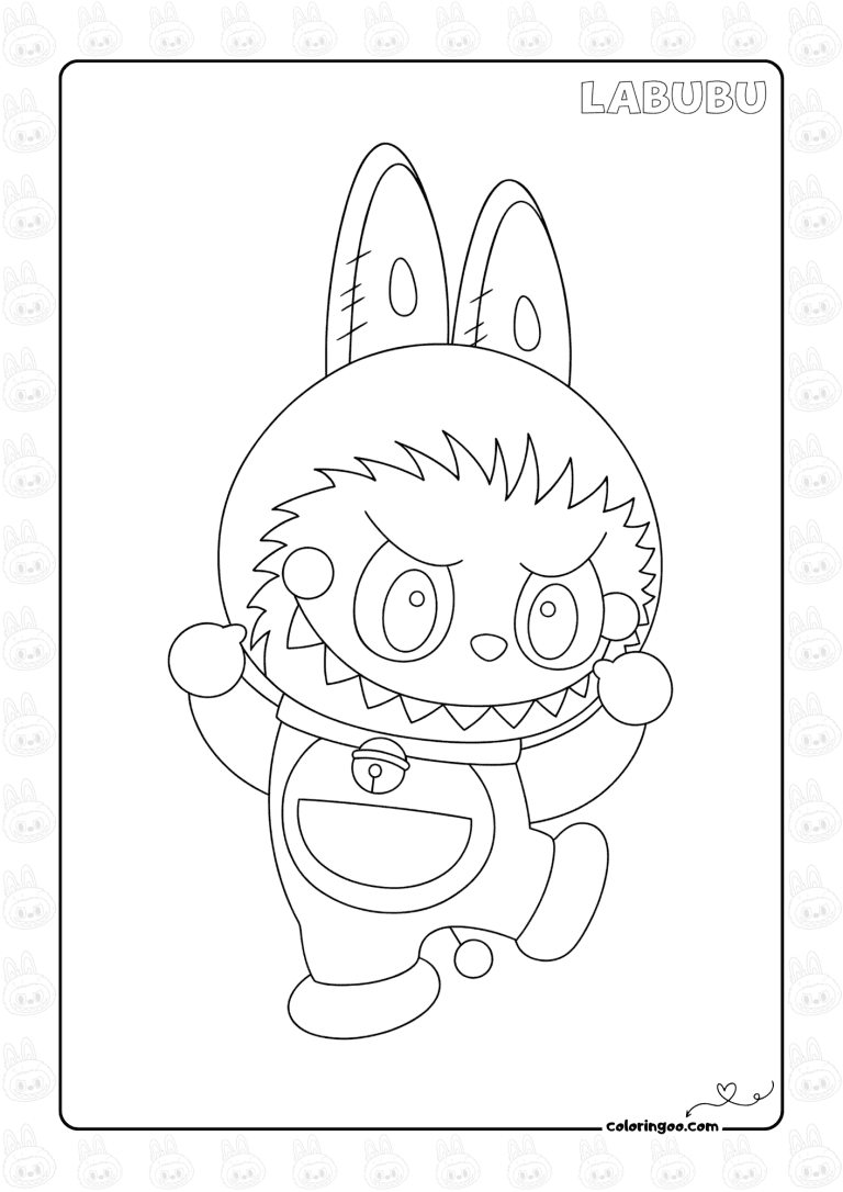 Labubu Coloring Pages - COLORINGOO.COM