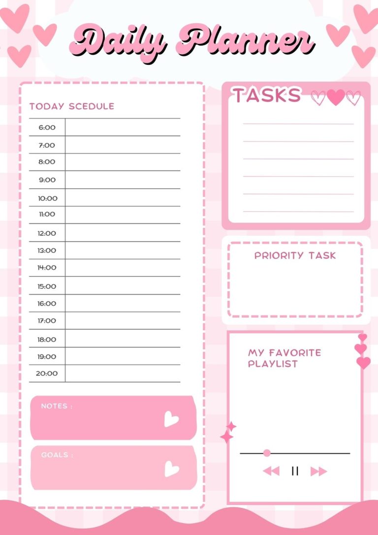 Free Printable Daily Planner 18