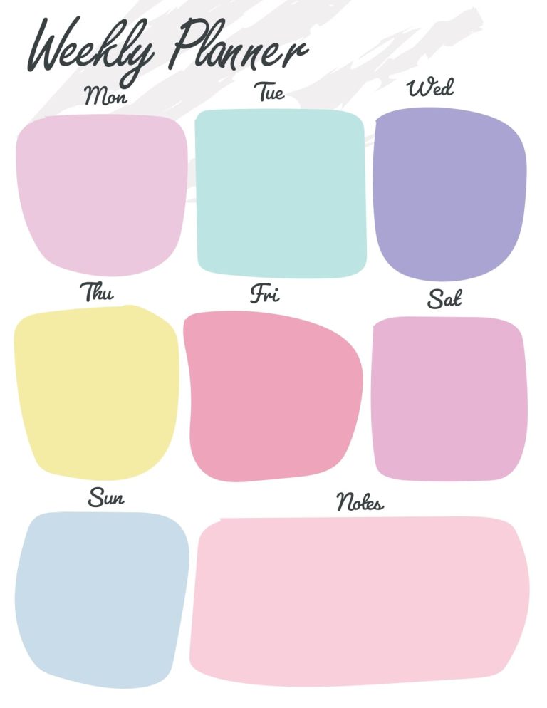 Free Printable Weekly Planner 04