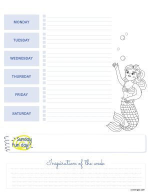 Free Printable Weekly Planner 10