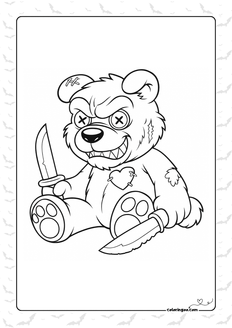 Bear Coloring Pages - COLORINGOO.COM