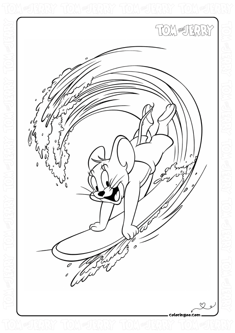 Tom and Jerry Coloring Pages - COLORINGOO.COM