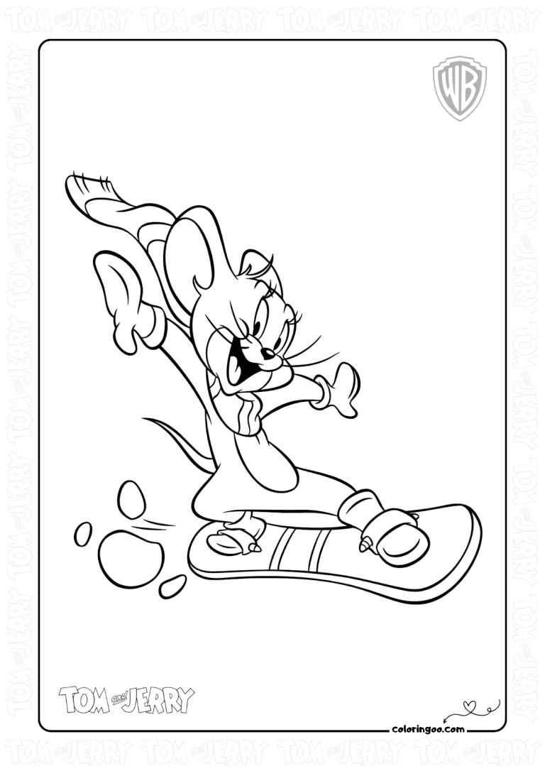 40+ Tom and Jerry Coloring Pages (All Free Pdf Printables)