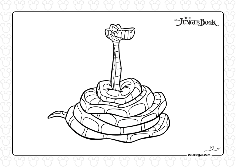 The Jungle Book Coloring Pages - COLORINGOO.COM