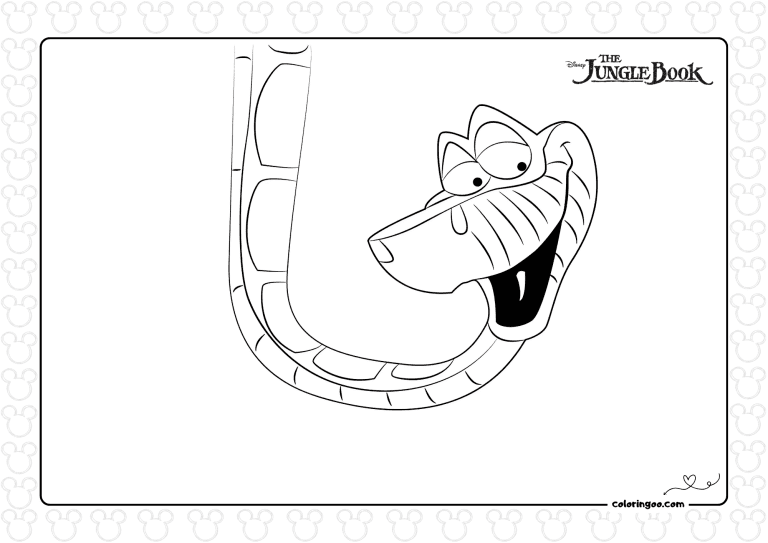 The Jungle Book Coloring Pages - COLORINGOO.COM