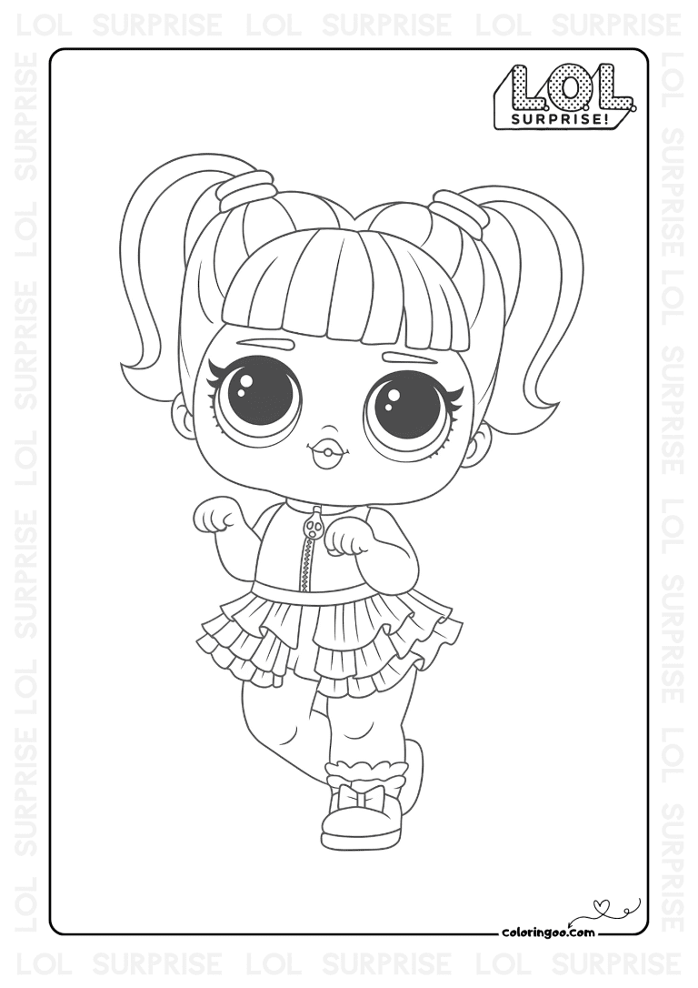 LOL Surprise New Painel Redondo Coloring Page