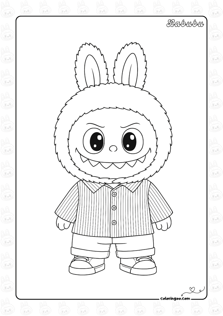 Labubu Coloring Activities