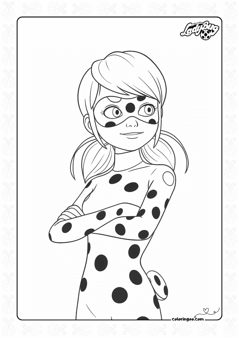 10+ Miraculous Ladybug Coloring Pages (Free Pdf Printables)