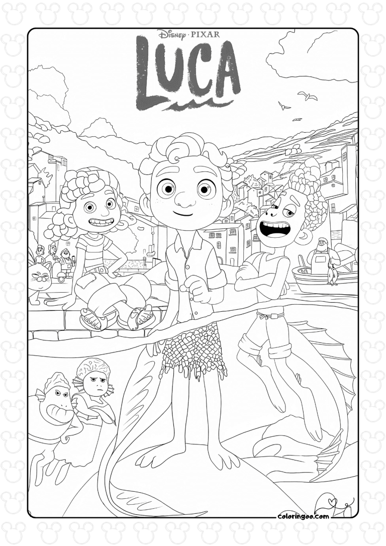 Luca Pdf Coloring Pages