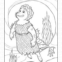 Luca's Mother Daniela Paguro Coloring Page Archives - COLORINGOO.COM