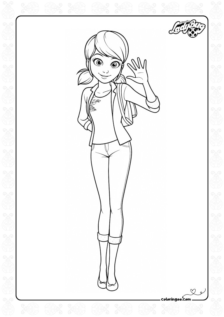 Miraculous Ladybug Coloring Pages - COLORINGOO.COM