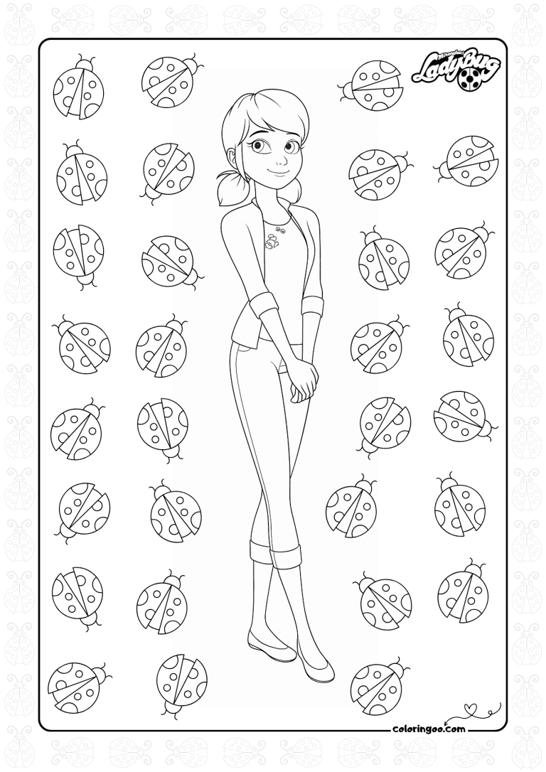 Miraculous Ladybug Coloring Pages - COLORINGOO.COM