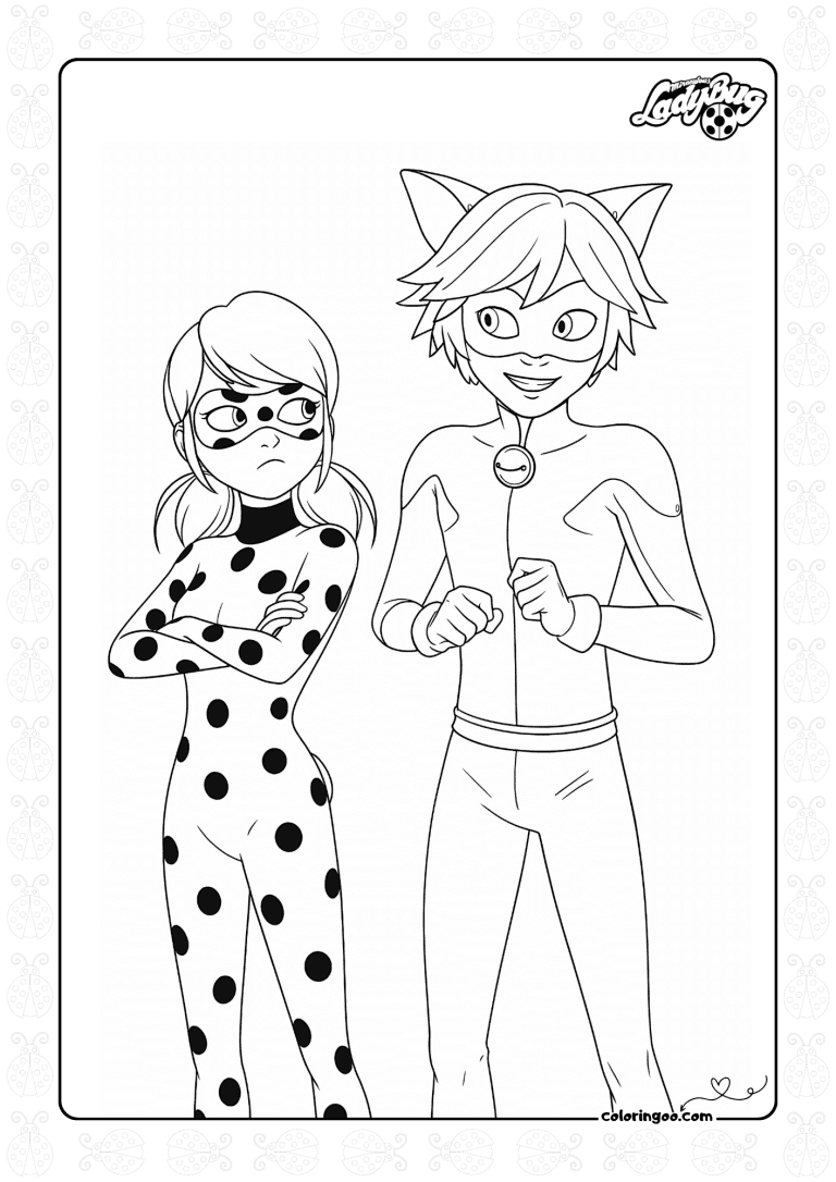 10+ Miraculous Ladybug Coloring Pages (Free Pdf Printables)