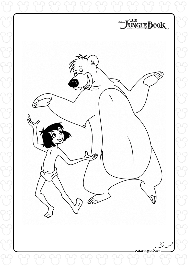 20+ The Jungle Book Coloring Pages (All Free Pdf Printable)