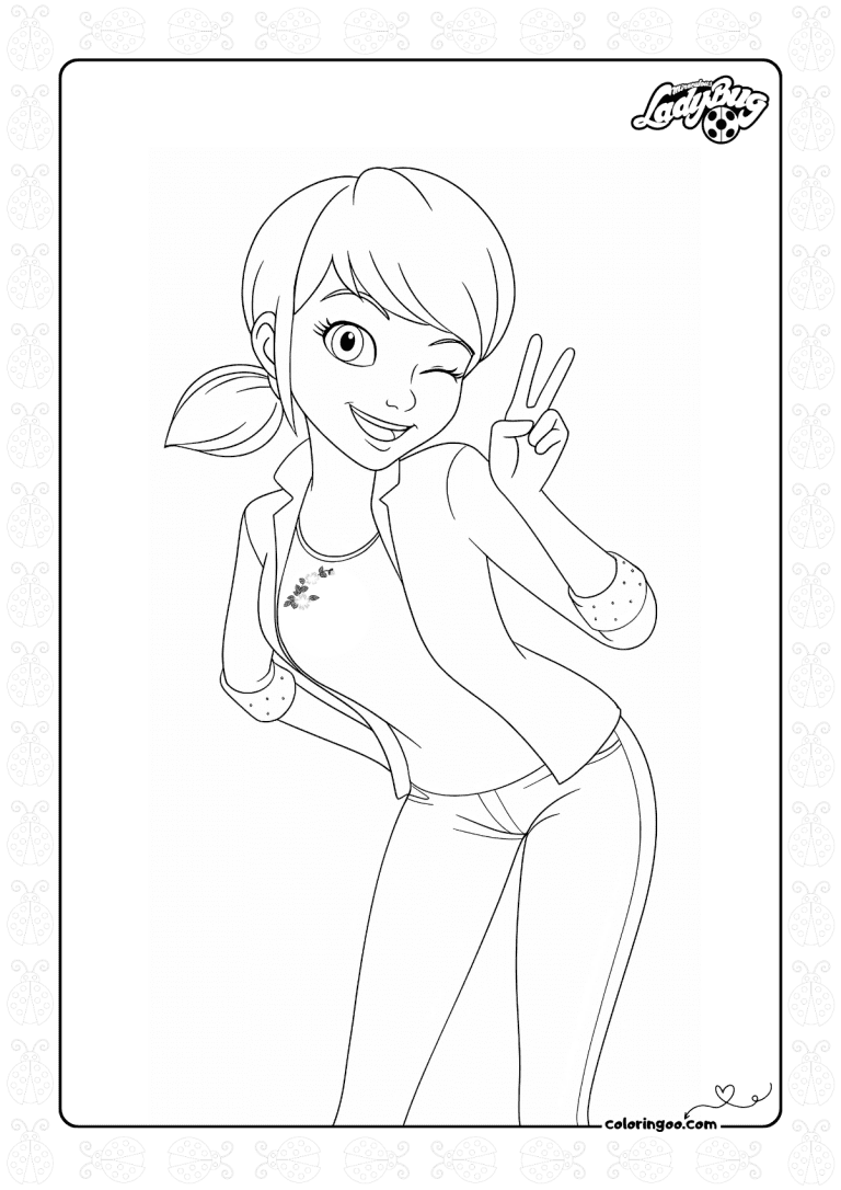 Miraculous Ladybug Coloring Pages - COLORINGOO.COM