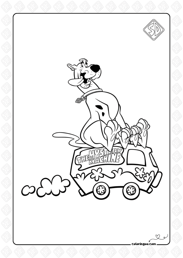 Scooby-Doo on The Mystery Machine