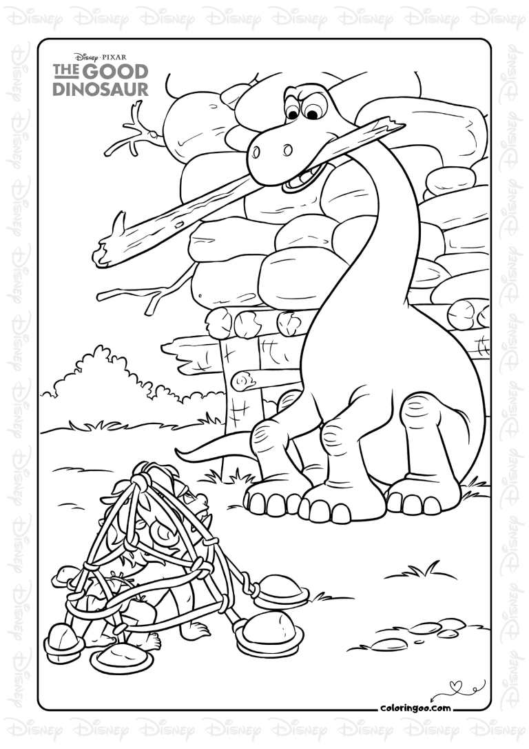 Free Printable Spot Is Caught In The Trap Coloring Page