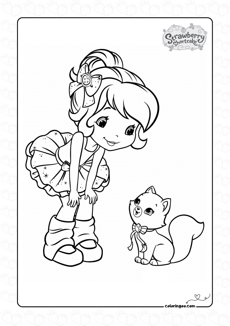Strawberry Shortcake Coloring Pages - COLORINGOO.COM