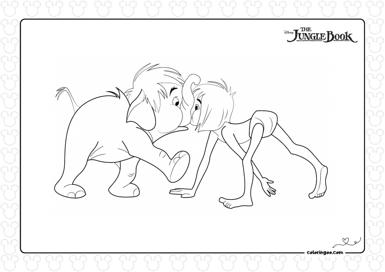 The Jungle Book Coloring Pages - COLORINGOO.COM