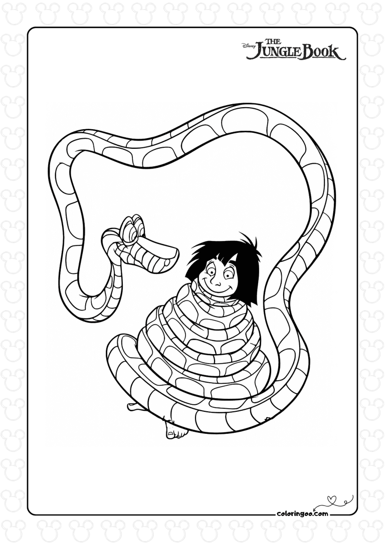The Jungle Book Coloring Pages - COLORINGOO.COM