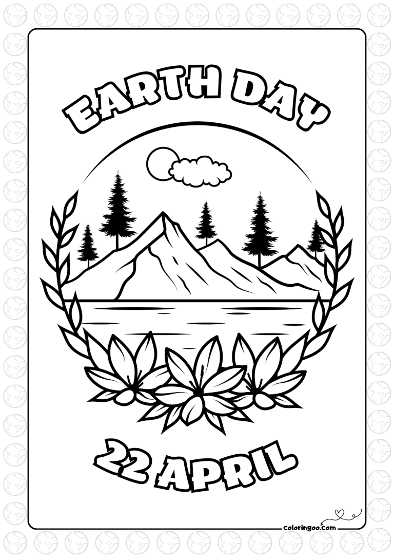 Earth Day Coloring Pages - COLORINGOO.COM