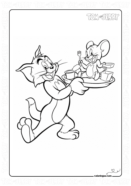 Free Printable Tom And Jerry Coloring Pages Activities
