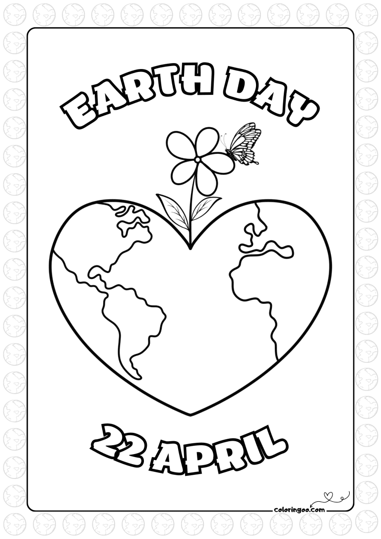 Earth Day Coloring Pages - COLORINGOO.COM