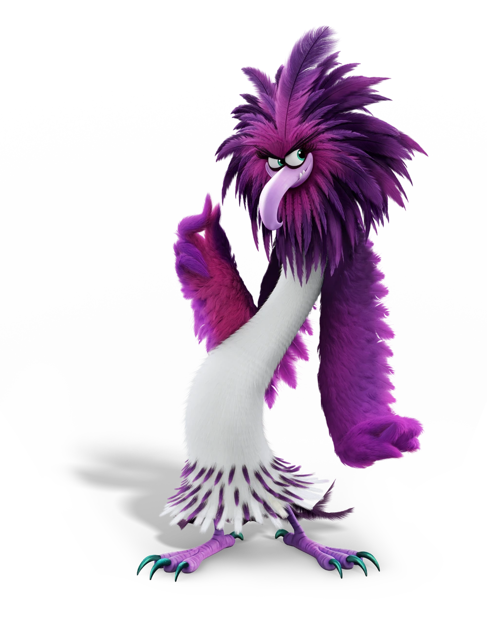 Zeta Coloring Page from Angry Birds 2