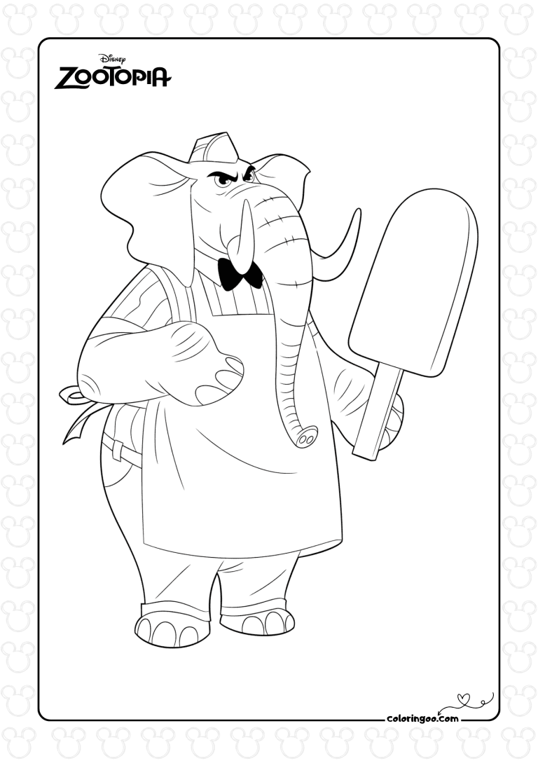 Zootopia Coloring Pages - COLORINGOO.COM