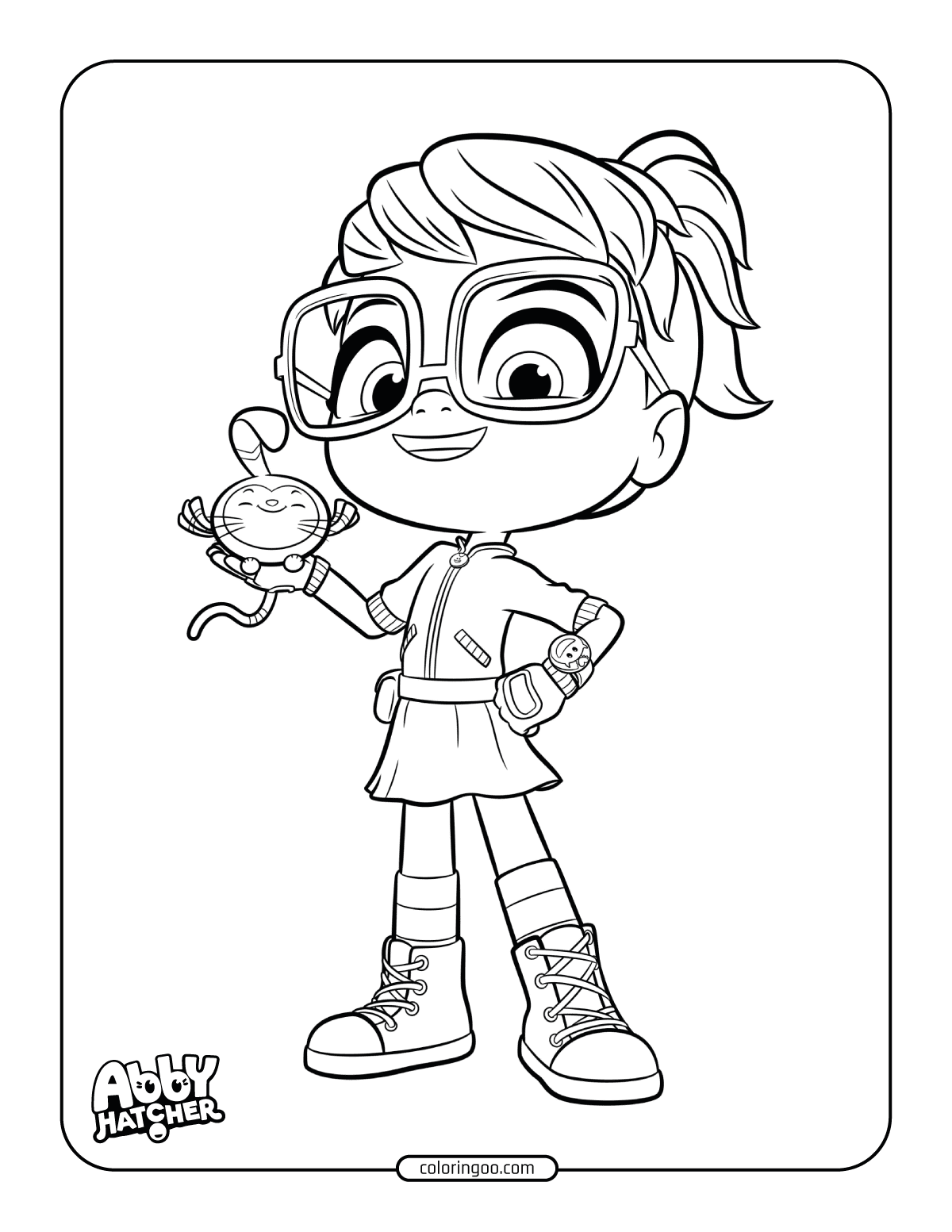 Abby Hatcher Coloring Pages