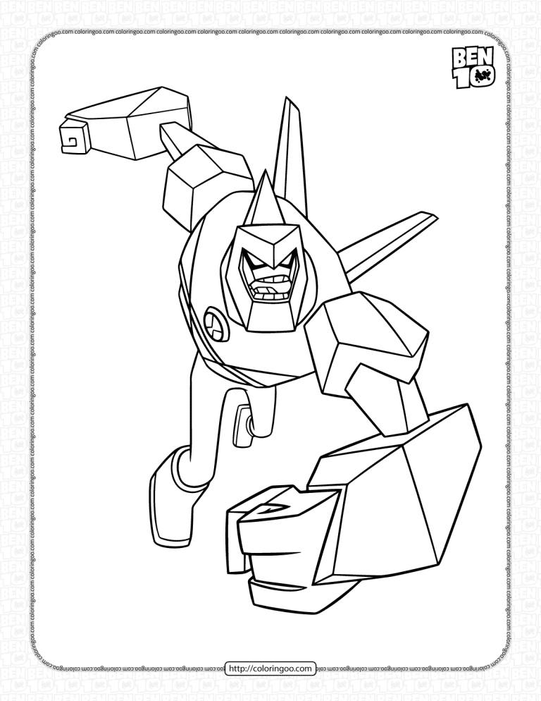 Free Printable Swampfire Omniverse Coloring Page