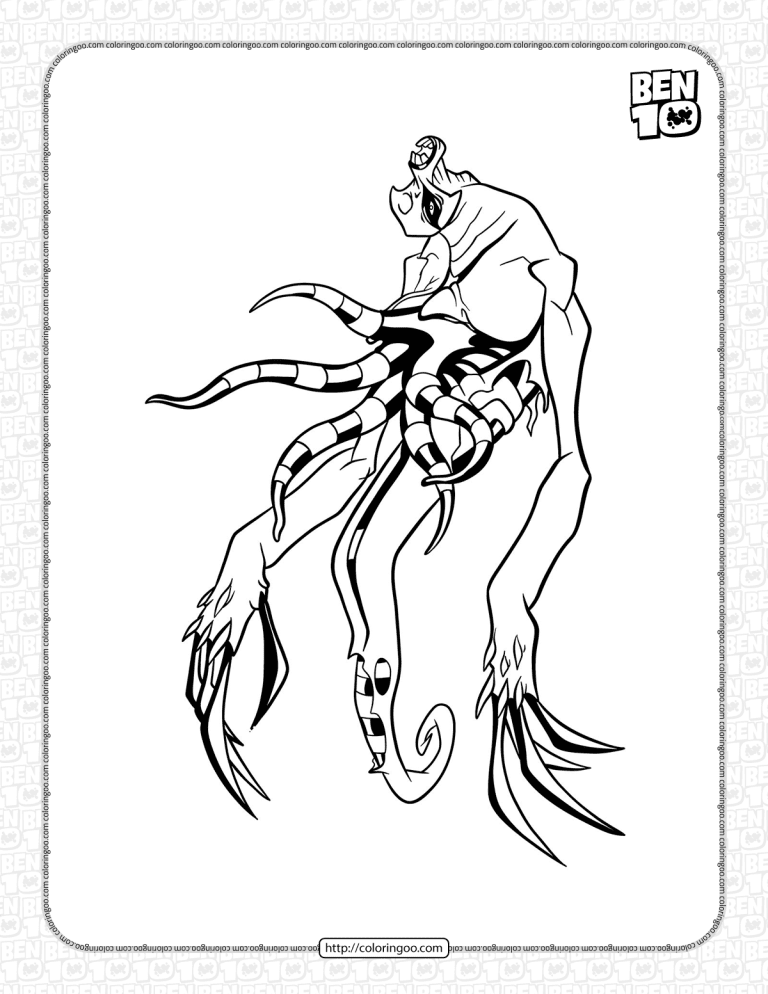 Free Printable Swampfire Omniverse Coloring Page