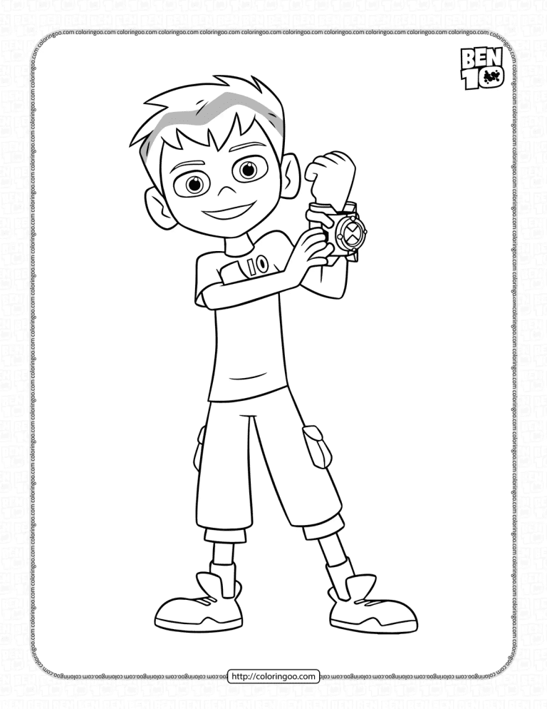 Free Printable Swampfire Omniverse Coloring Page