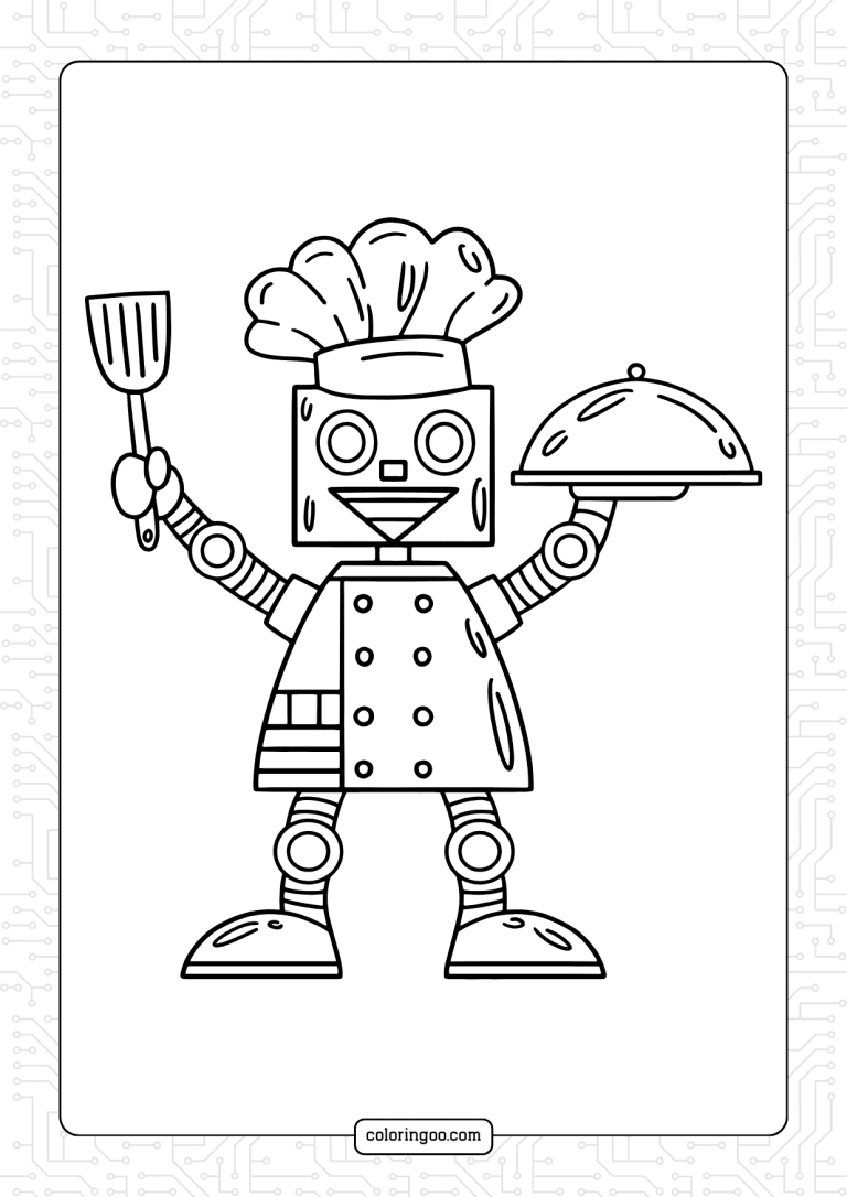 20+ Robots Coloring Pages (Free Pdf Printables)